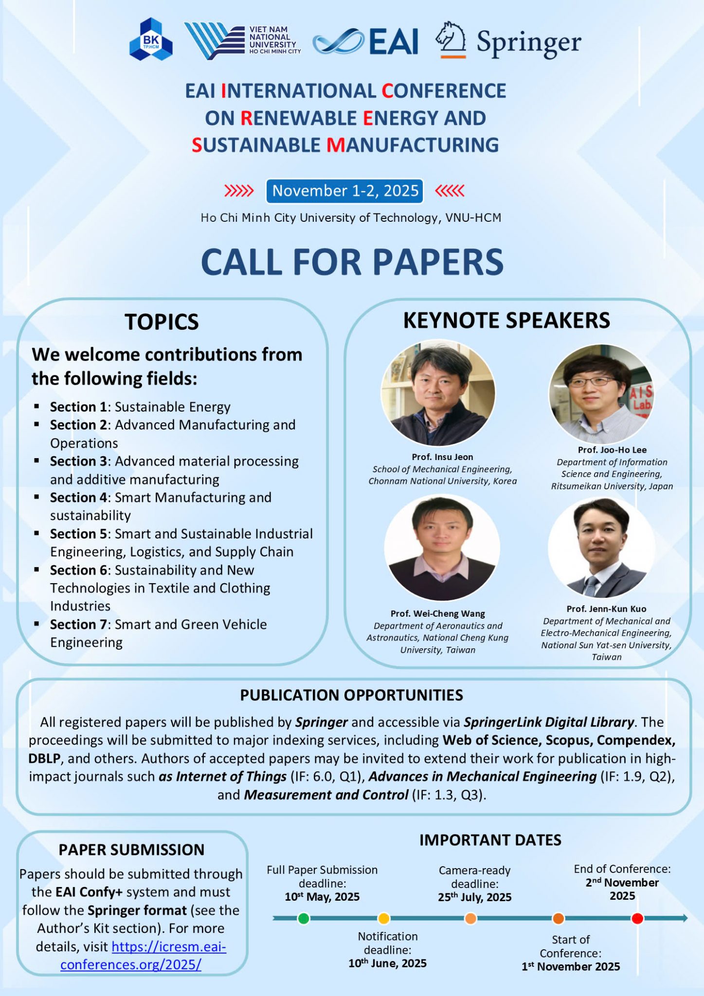 Call For Paper – EAI ICRESM 2025